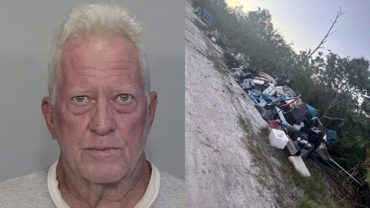 Florida man arrested for dumping 10,000 pounds of trash on side of road: deputies | FOX 35 Orlando