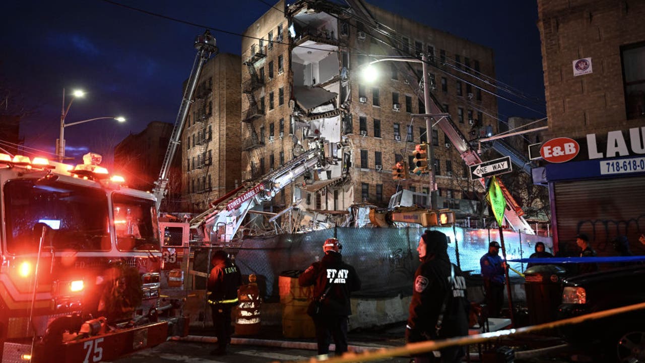 Bronx Building Collapse: Crews search for those trapped after corner of ...