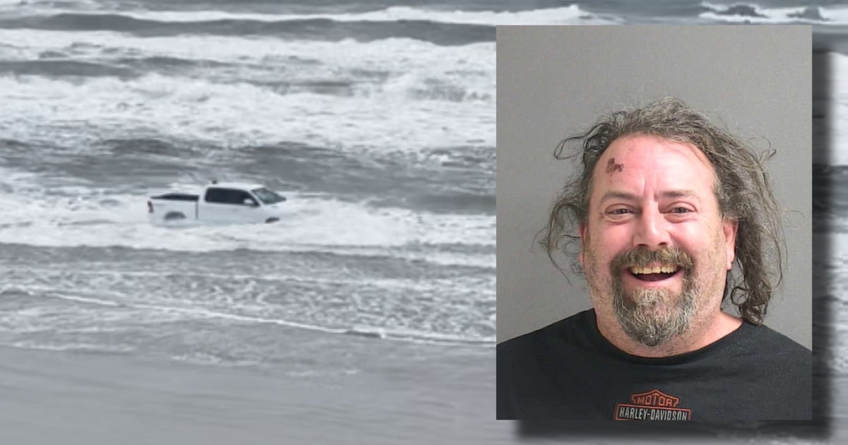 New York man arrested after driving pickup truck into ocean at New ...