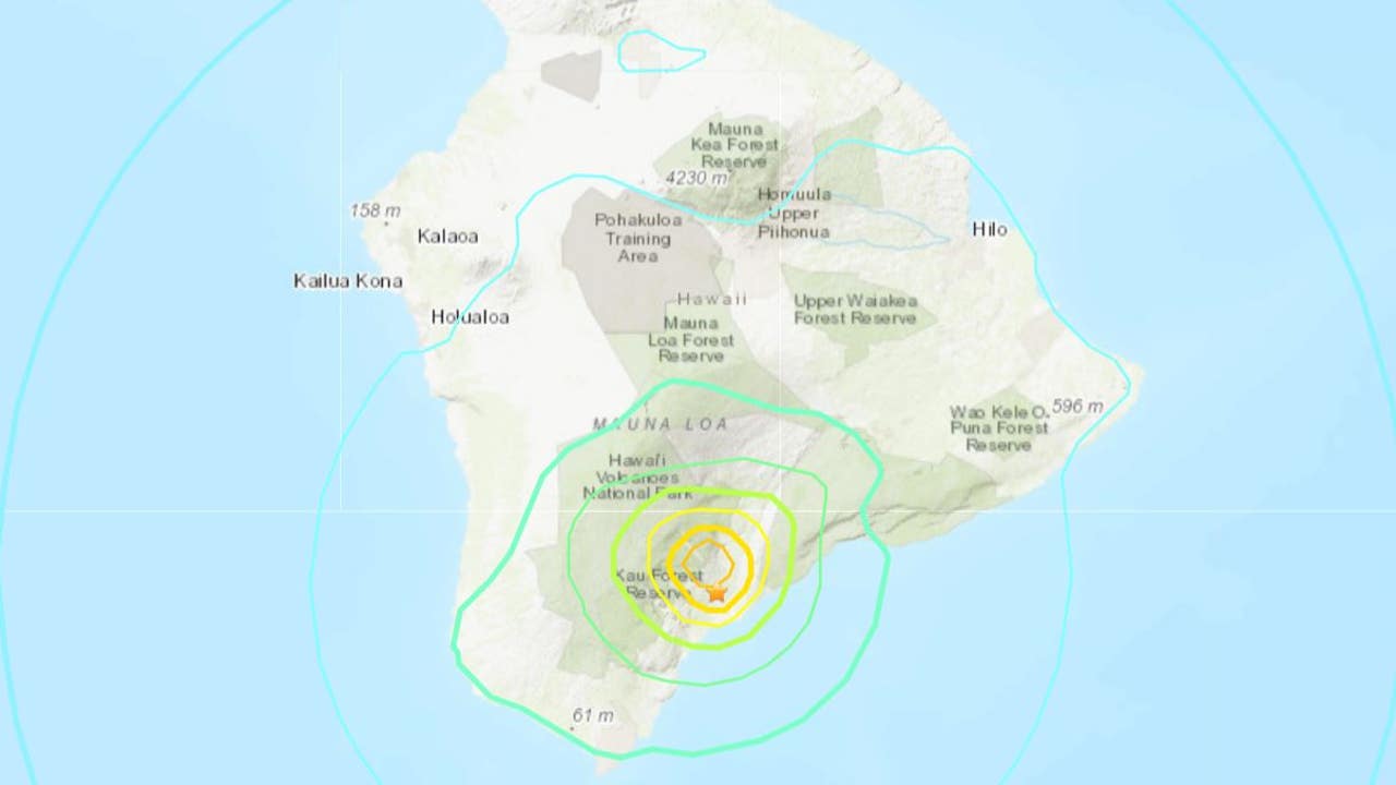 Hawaii earthquake: Big Island rocked by 5.7-magnitude quake: USGS | FOX ...