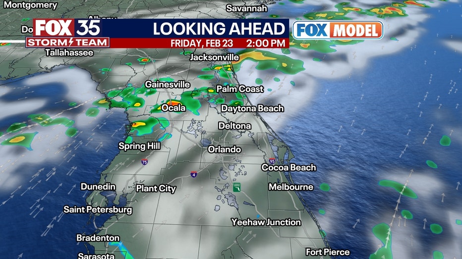 Orlando Weather Forecast: Friday will bring increasing clouds, scattered showers | FOX 35 Orlando