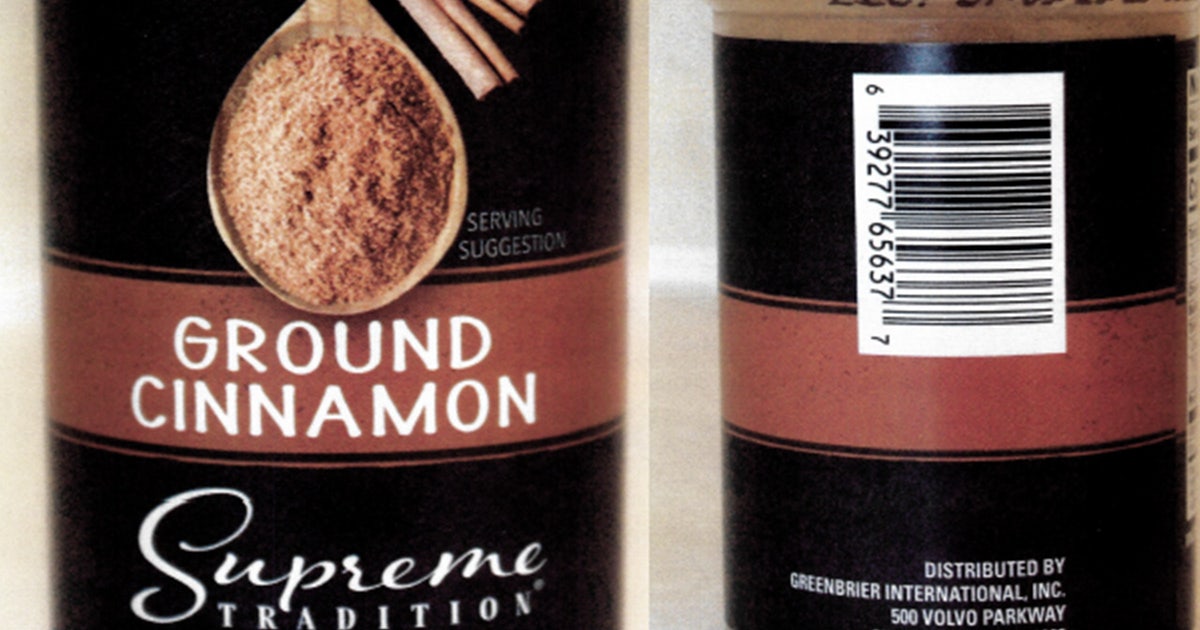 Certain ground cinnamon may have high levels of lead, FDA warns | FOX ...