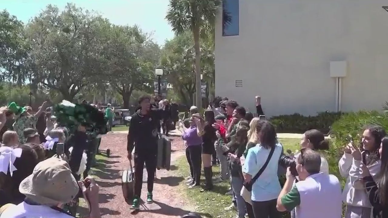 Stetson, DeLand community sends Hatters off to NCAA Tourney | FOX 35 ...
