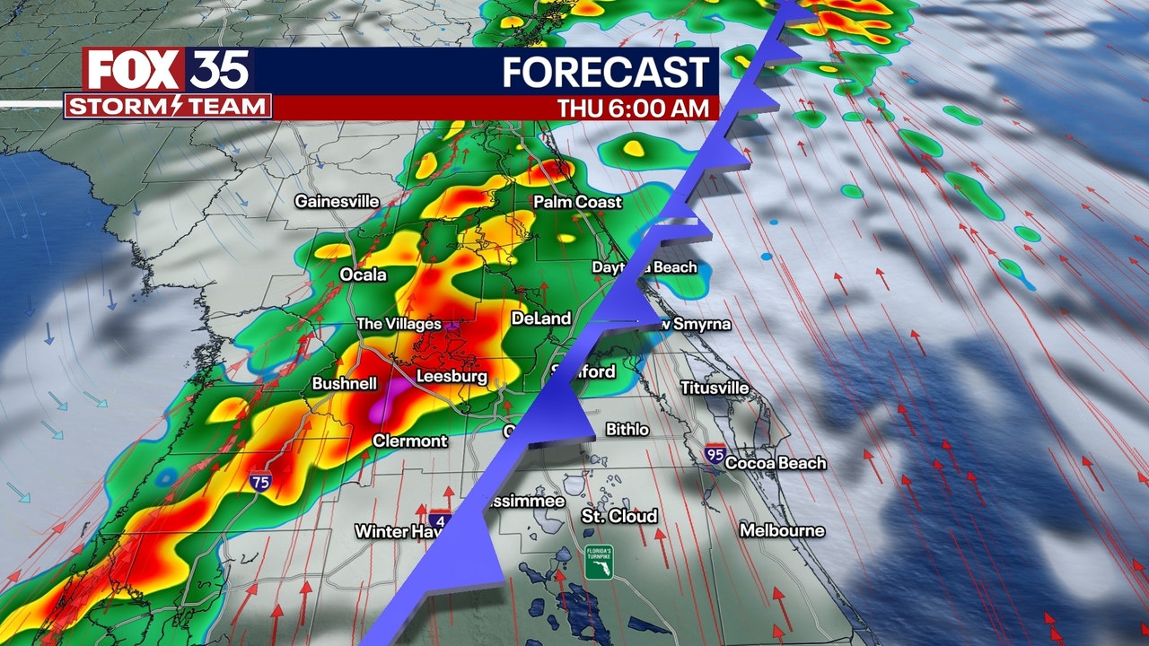 Orlando weather: Rain to linger into Thursday across Central Florida ...