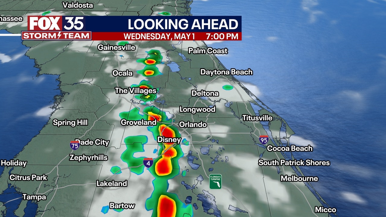 Orlando weather: 90-degree temps expected this week with rain, storms ...