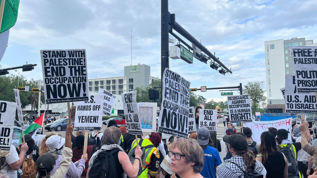 9 protesters arrested at University of Florida during pro-Palestinian ...