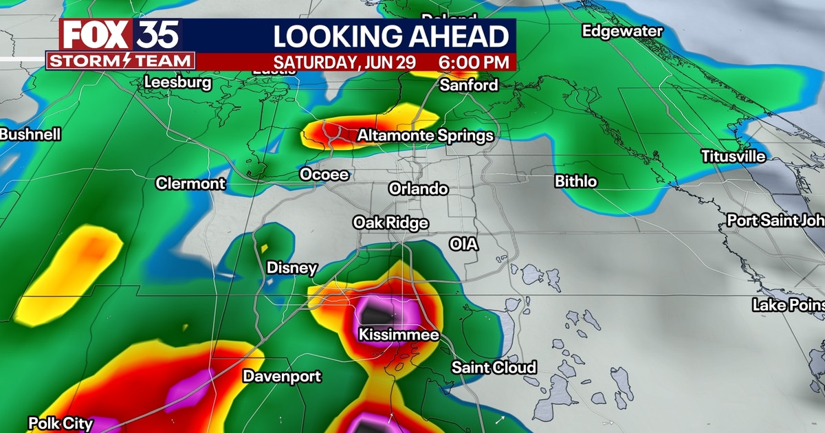 Afternoon, early evening thunderstorms possible across Central Florida ...