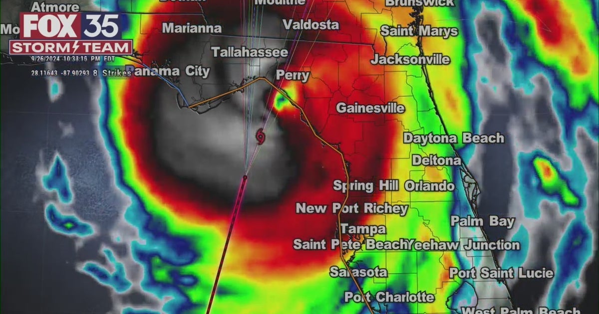 Hurricane Helene makes landfall in Florida's Big Bend region near Perry ...