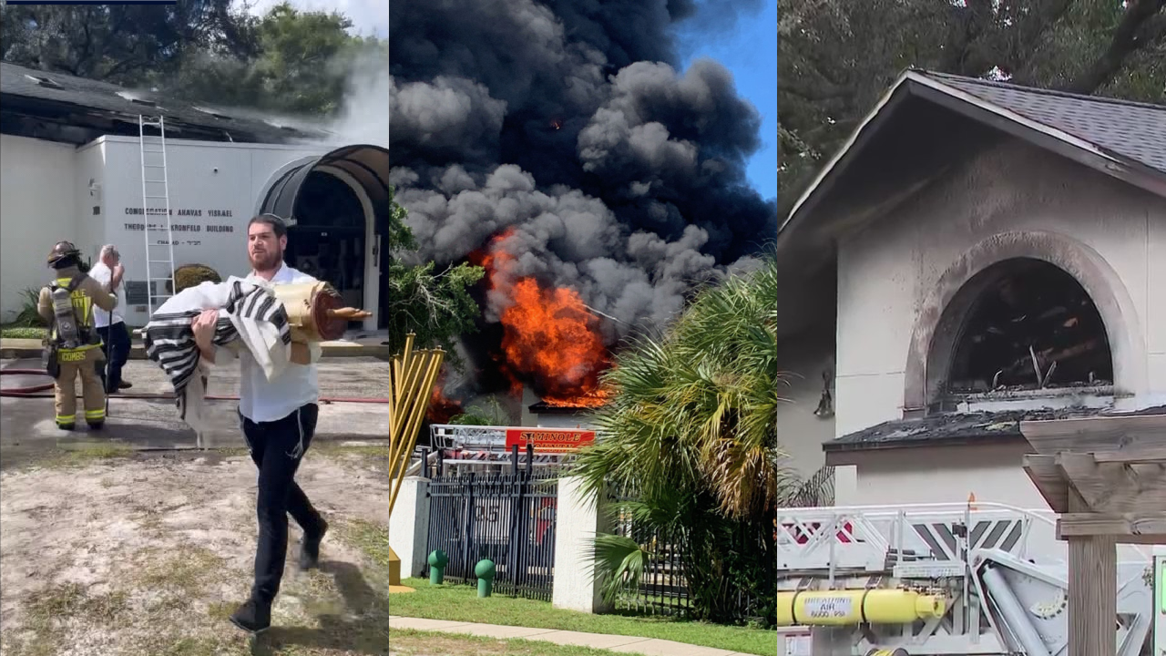Chabad of Greater Orlando Fire: 6 sacred Torah scrolls rescued from ...