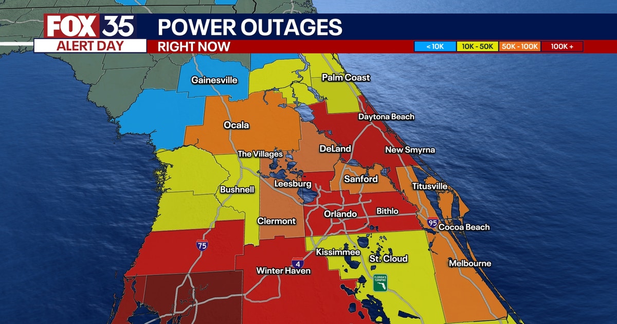 Florida power outage map: Hurricane Milton knocks out service for ...