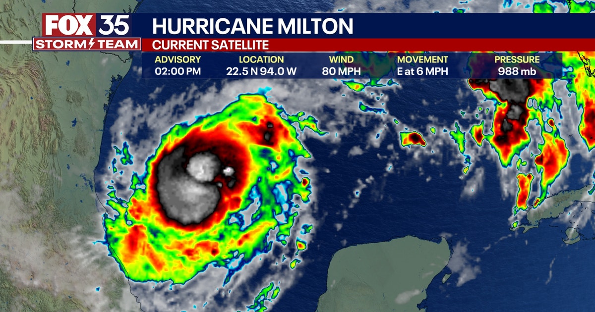 Hurricane Milton tracker: Cone, spaghetti models, satellite images ...