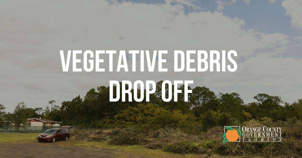 Hurricane Milton debris drop off: Orange County adds week to drop off ...