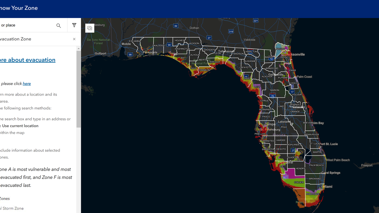 Hurricane Milton: Do you live in an evacuation zone? Here's how to find ...