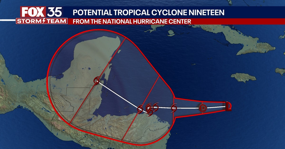 Potential Tropical Cyclone 19: Tropical system to become Tropical Storm ...