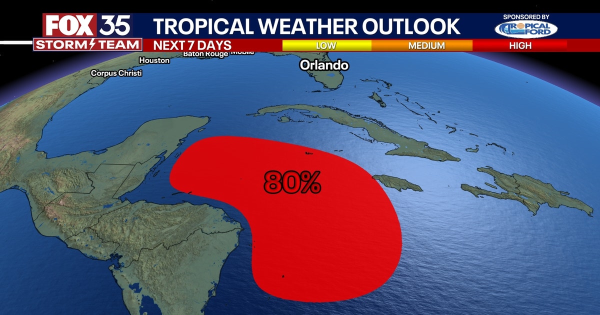 Potential Caribbean system increased in chance of development, NHC says ...