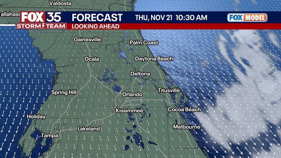 Orlando weather: Central Florida braces for cooler weather after morning rain | FOX 35 Orlando
