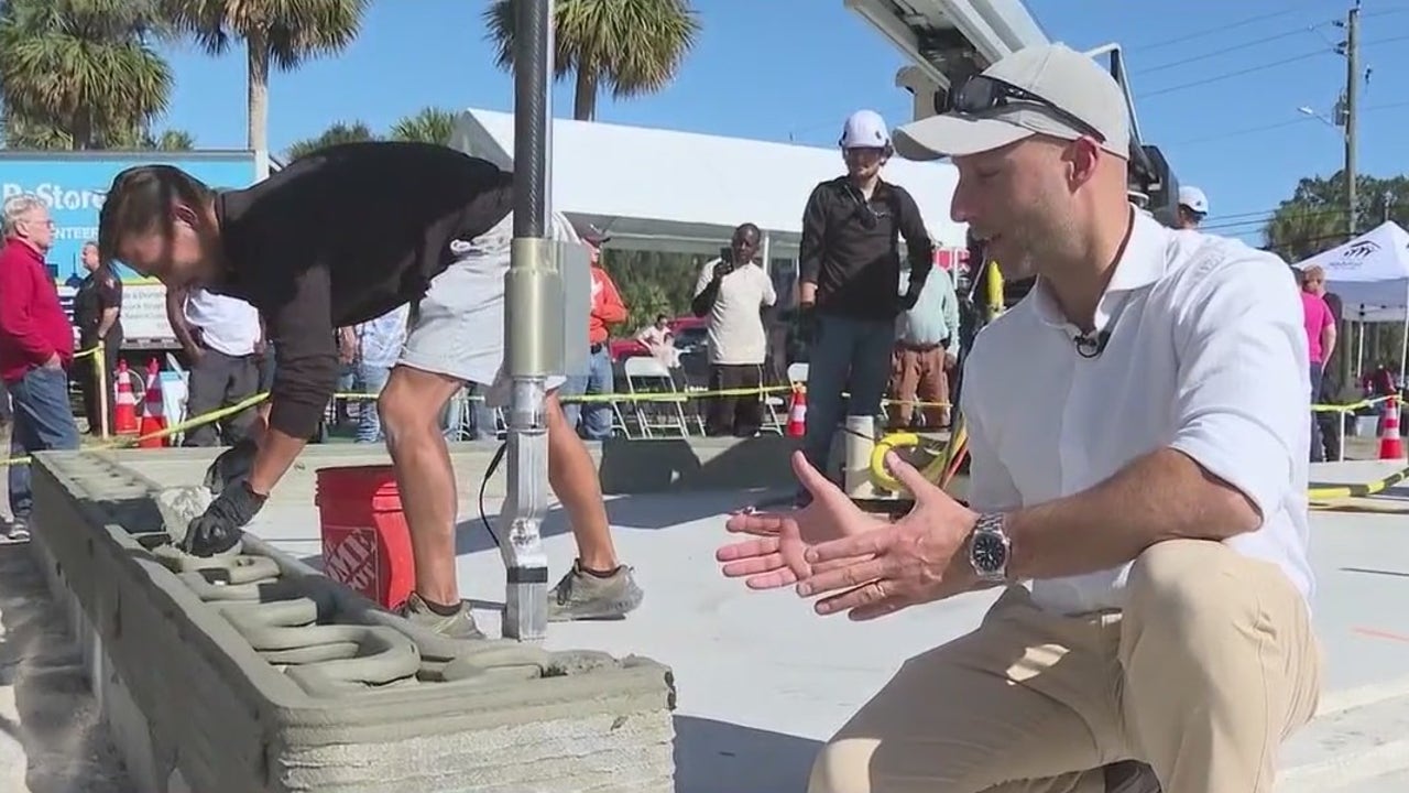 Robot 3D 'printing' 2 Habitat for Humanity homes in Brevard County ...