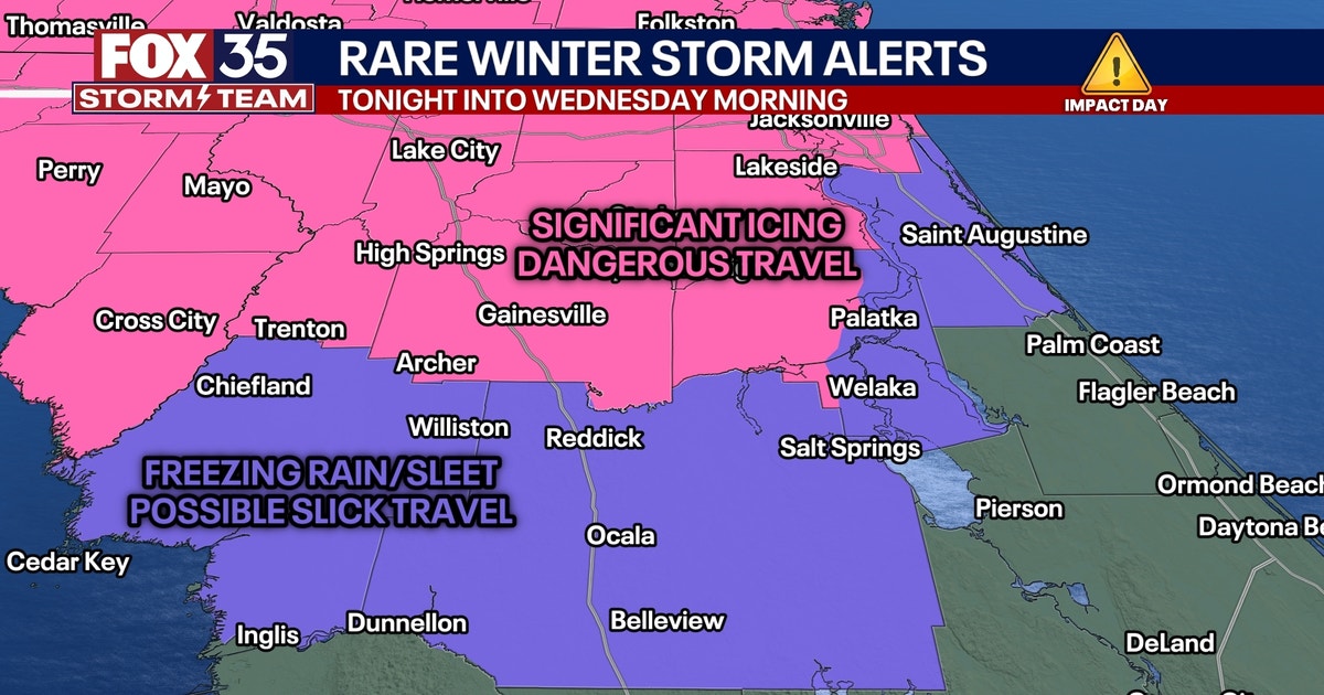Winter storm and freeze warnings in place: Will it snow in Central ...