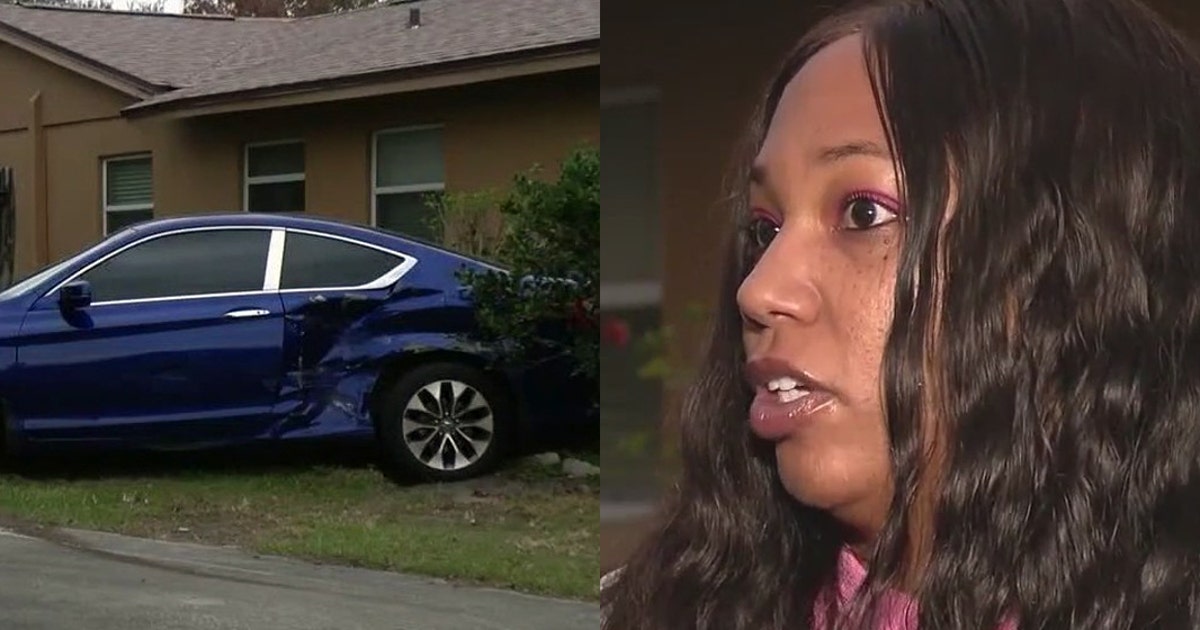 Police pursuit of felon ends in woman's yard, leaving her without a ...