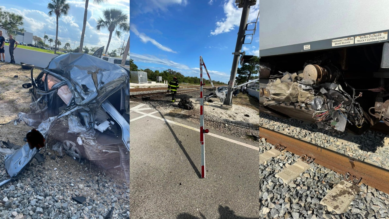 Brightline train, SUV crash in Brevard County; 1 person taken to ...