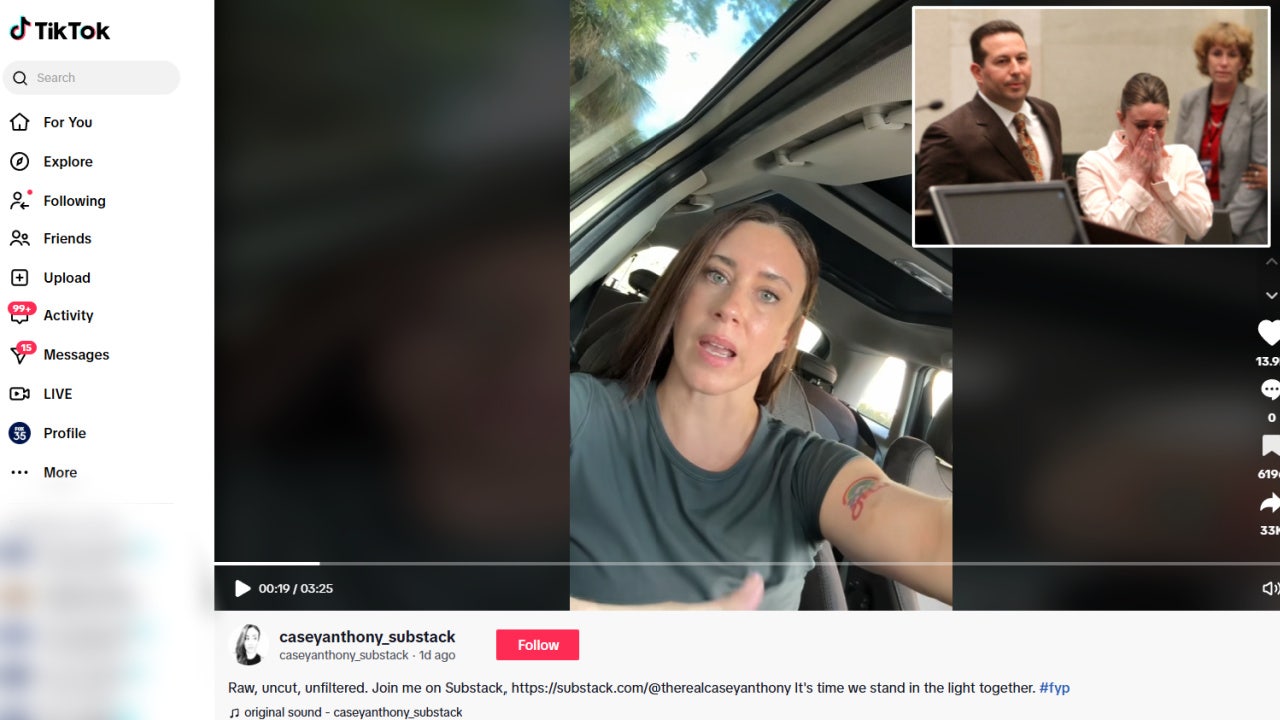 Casey Anthony Joins Tiktok Substack To Advocate For Self Daughter Caylee Anthony Fox 4