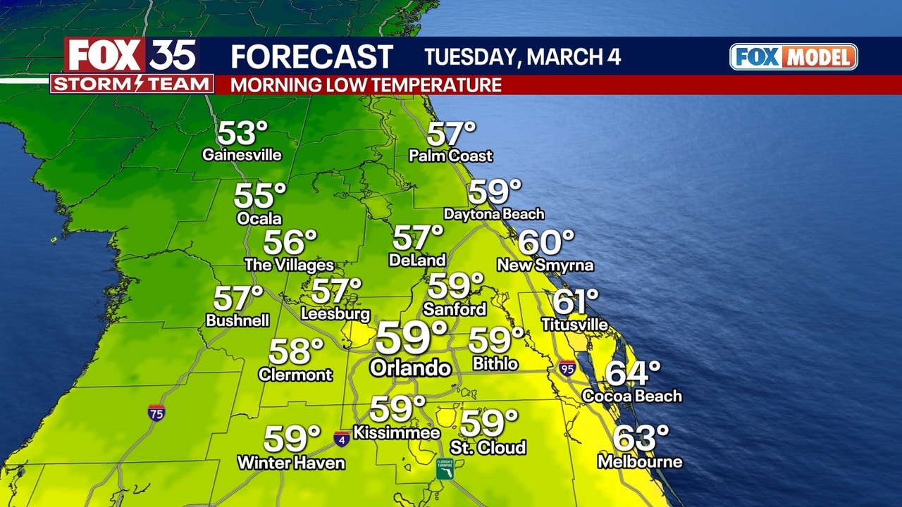 Orlando weather: System to bring Central Florida rain, storms midweek ...