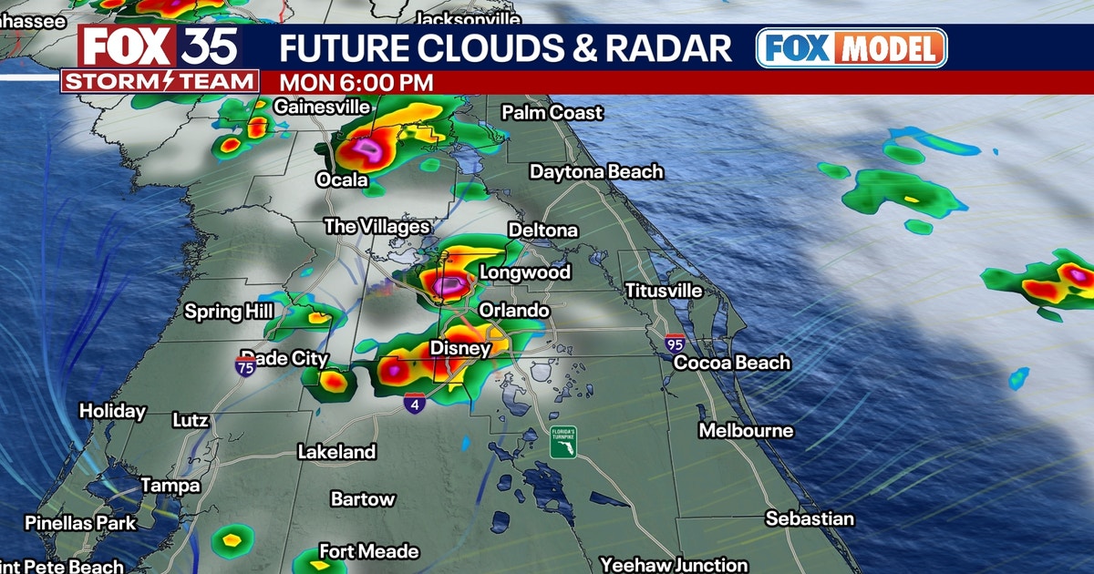 Orlando weather: Scattered storms bring much-needed ahead dry, warm ...