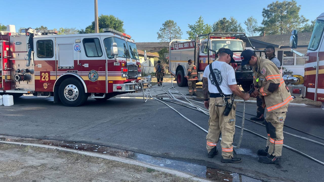 Brush fire breaks out in Orange County, officials say | FOX 35 Orlando