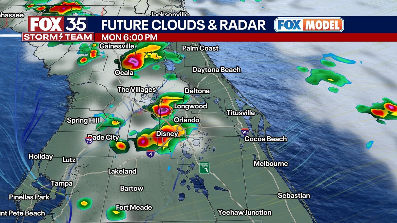 Orlando weather: Scattered storms bring much-needed ahead dry, warm stretch across Central ...