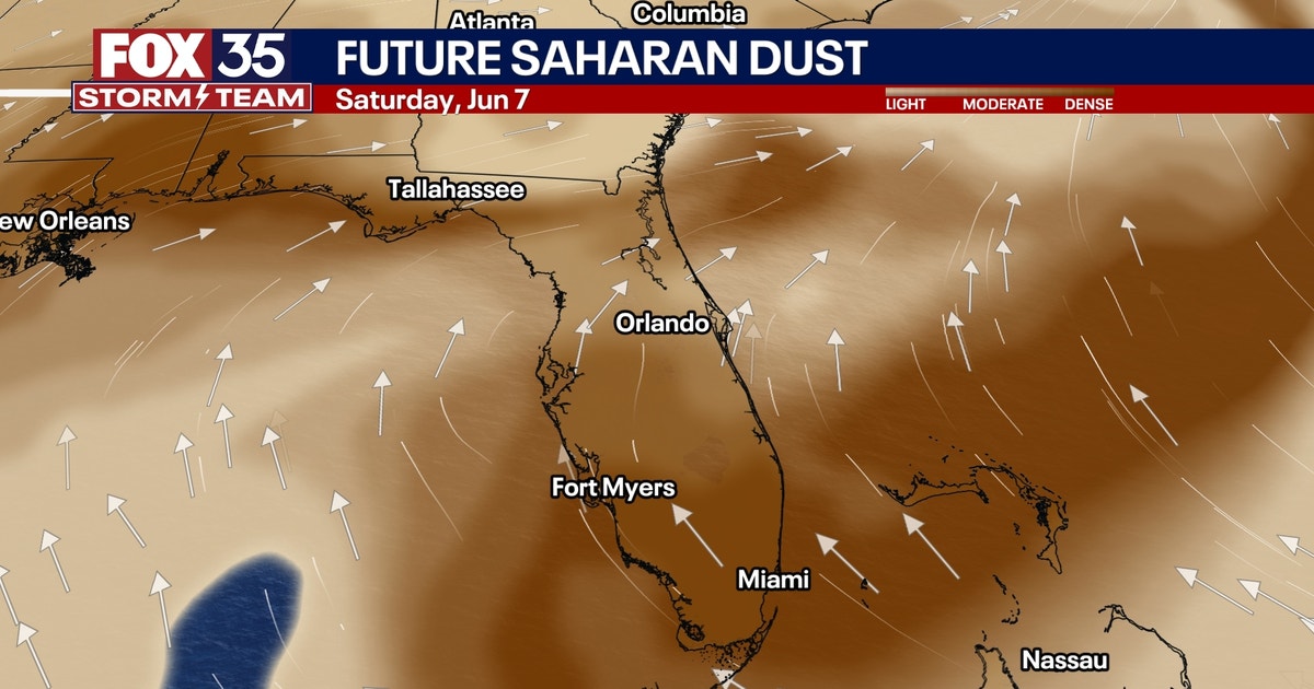 TIMELINE: Saharan dust approaching Florida, bringing hazy skies and ...