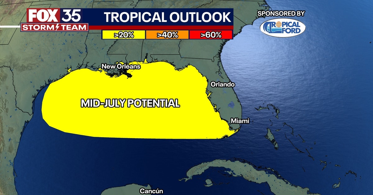 Tropical development possible in Gulf in mid-July, NWS says. Could it ...