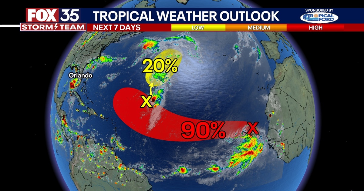 Invest 97L: Tropical disturbance near depression status in eastern ...