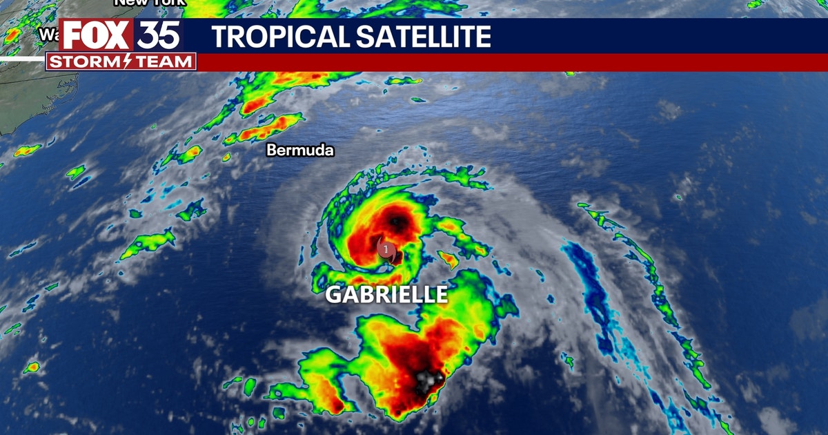 Hurricane Gabrielle forms in Atlantic; 2 disturbances tracked by ...