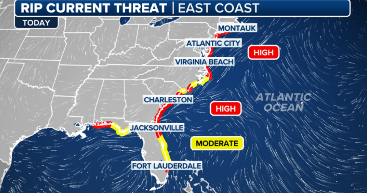 Stalled weather pattern to bring coastal flooding, rip currents to mid ...