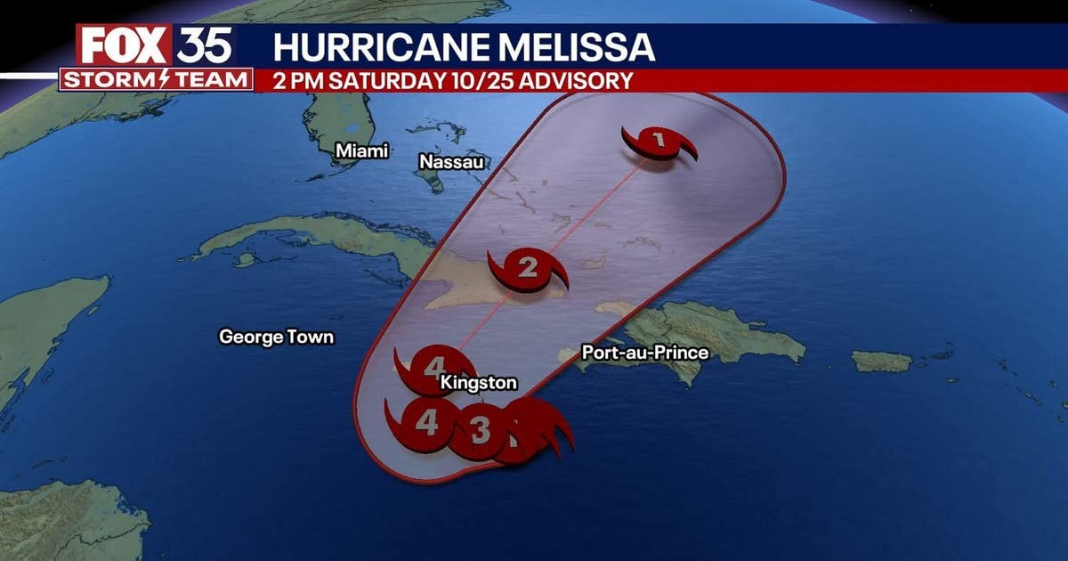 Tropical Storm Melissa becomes hurricane, expected to intensify | FOX ...