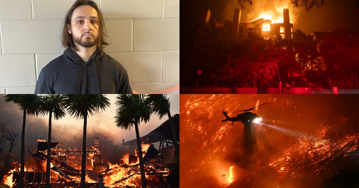 Palisades Fire arrest: Man arrested in Florida, charged with starting ...