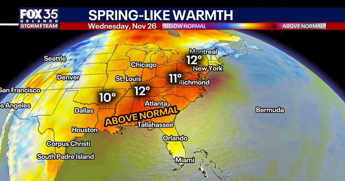 Thanksgiving 2025 weather forecast | FOX 35 Orlando