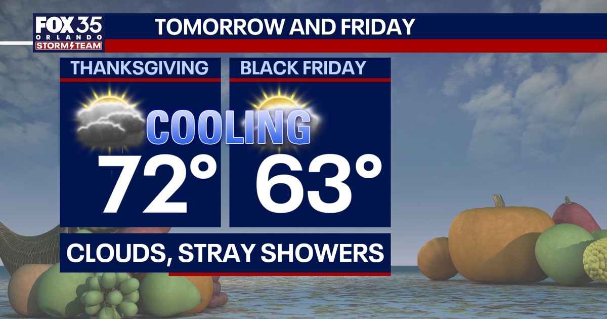 Orlando weather: Cooler Thanksgiving holiday weekend ahead for Central ...