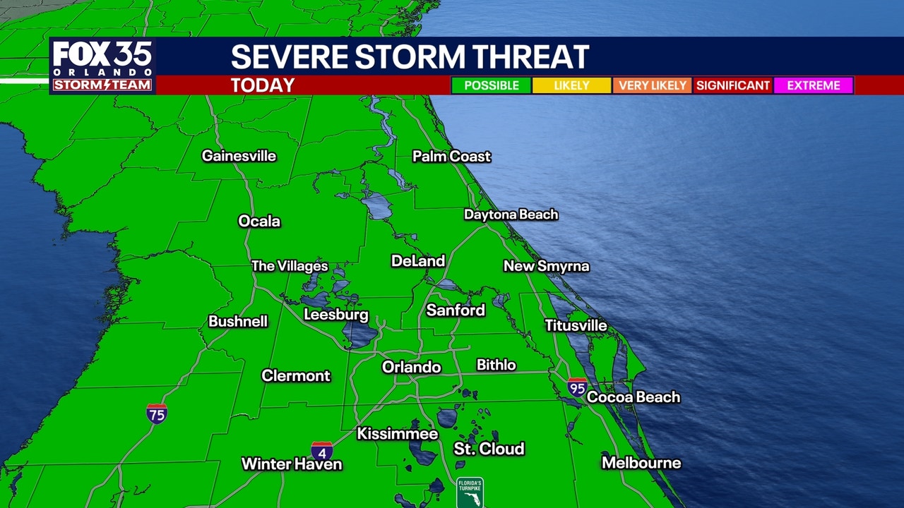 Orlando weather: Scattered storms end the weekend as temperatures ...