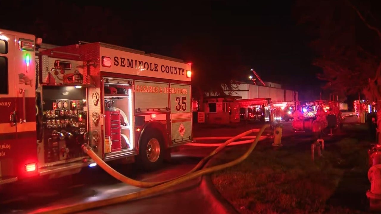 Fire breaks out at Sanford tissue factory | FOX 35 Orlando