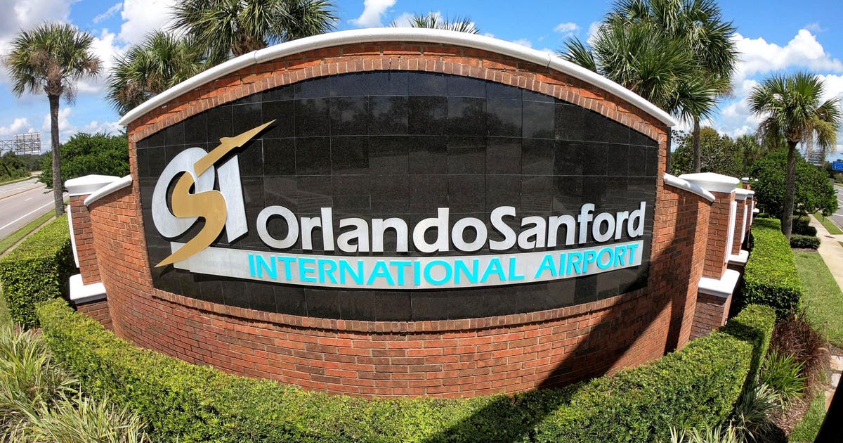 Private plane slides off Orlando Sanford International Airport runway ...