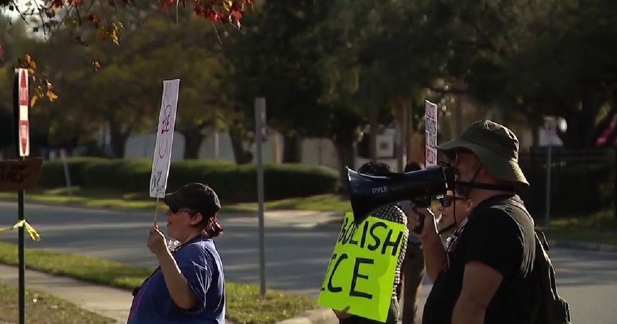 Woman arrested at Orlando ICE protest, accused of 'assaulting' officer ...
