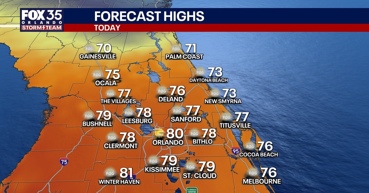 Orlando weather: Springlike weekend warmth before freezing temps return ...