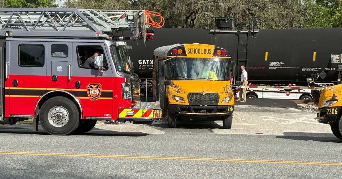 Florida school bus driver arrested after train crash with 29 students ...