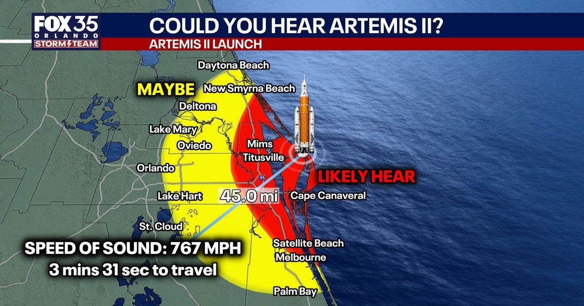 Artemis II: No sonic booms, but Florida Space Coast will hear rocket's ...