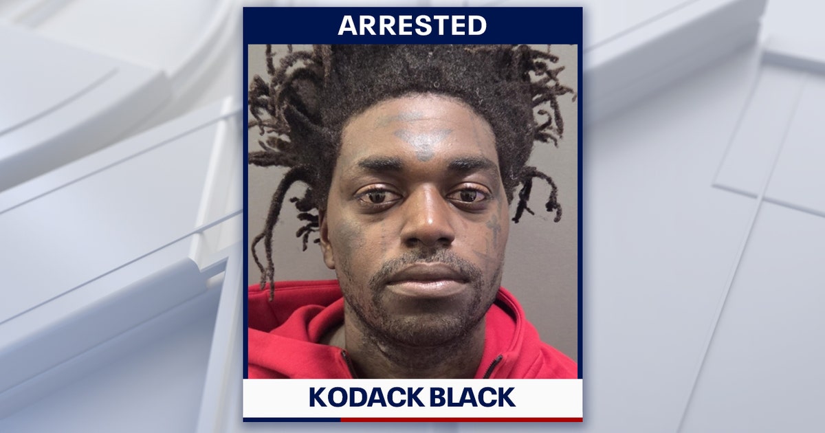 Rapper Kodak Black arrested on drug trafficking charge, records show ...