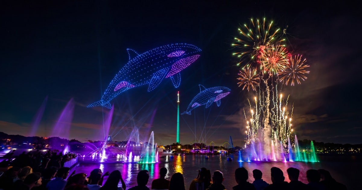 SeaWorld Orlando adds animal, drone shows to Electric Ocean lineup ...