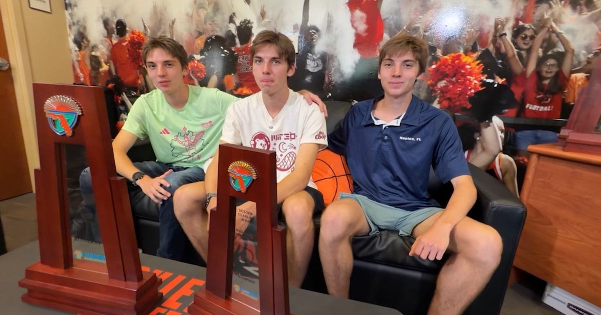 Florida triplets named high school valedictorians; all committed to ...