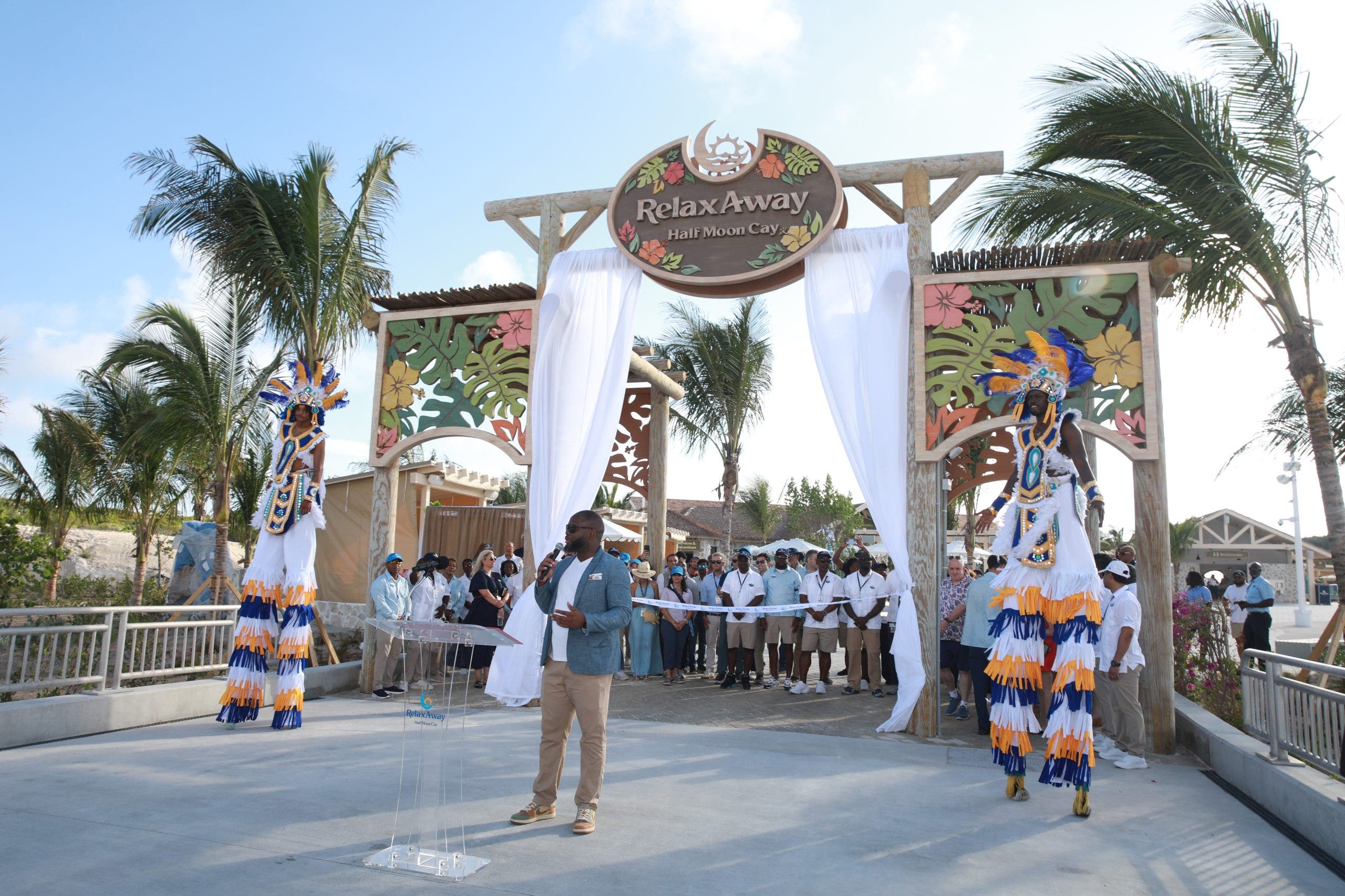 Carnival unveils expanded beachfront, new amenities at Half Moon Cay ...