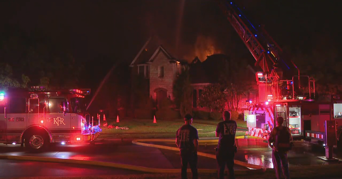 Keller home catches fire during early morning storms | FOX 4 Dallas ...